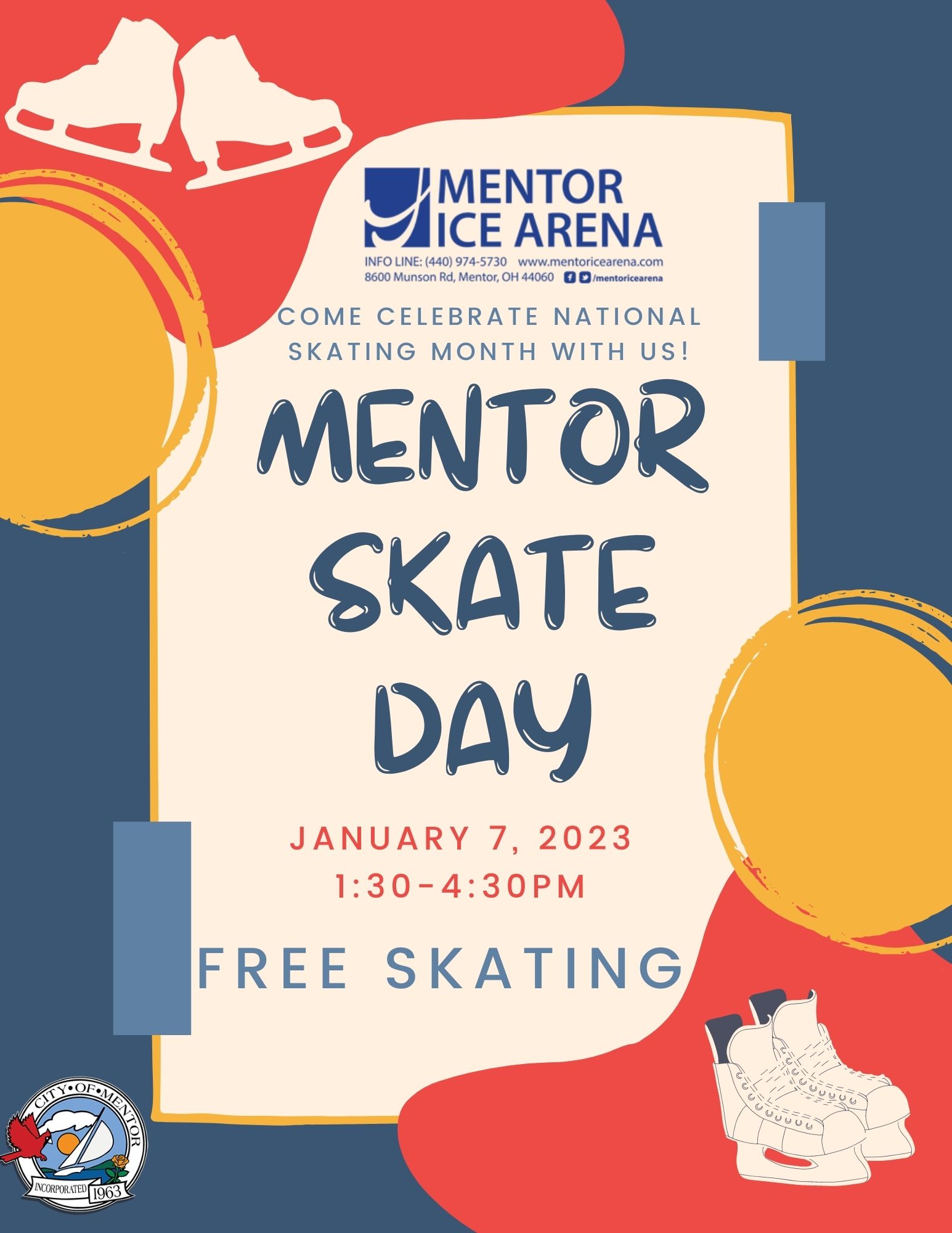 Mentor Skate Day! – Mentor Ice Arena